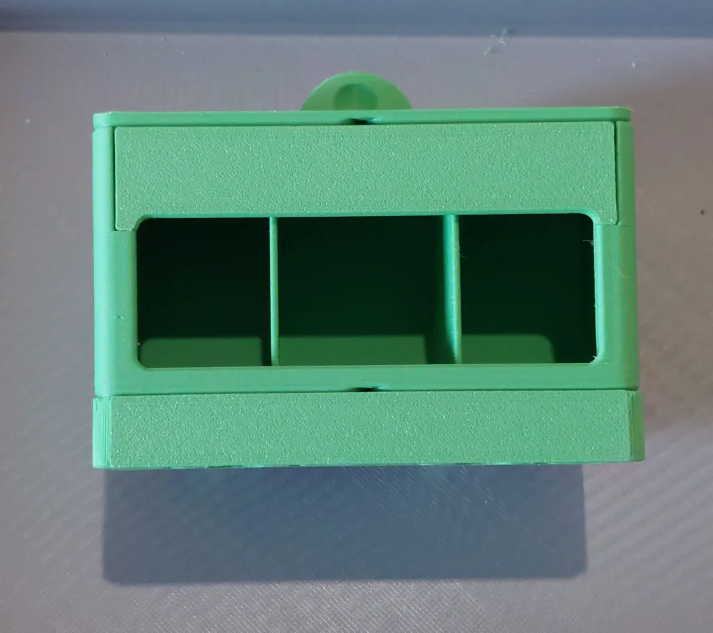 Gridfinity 2x1 lid with handle Remixed by Mace-3D - MakerWorld