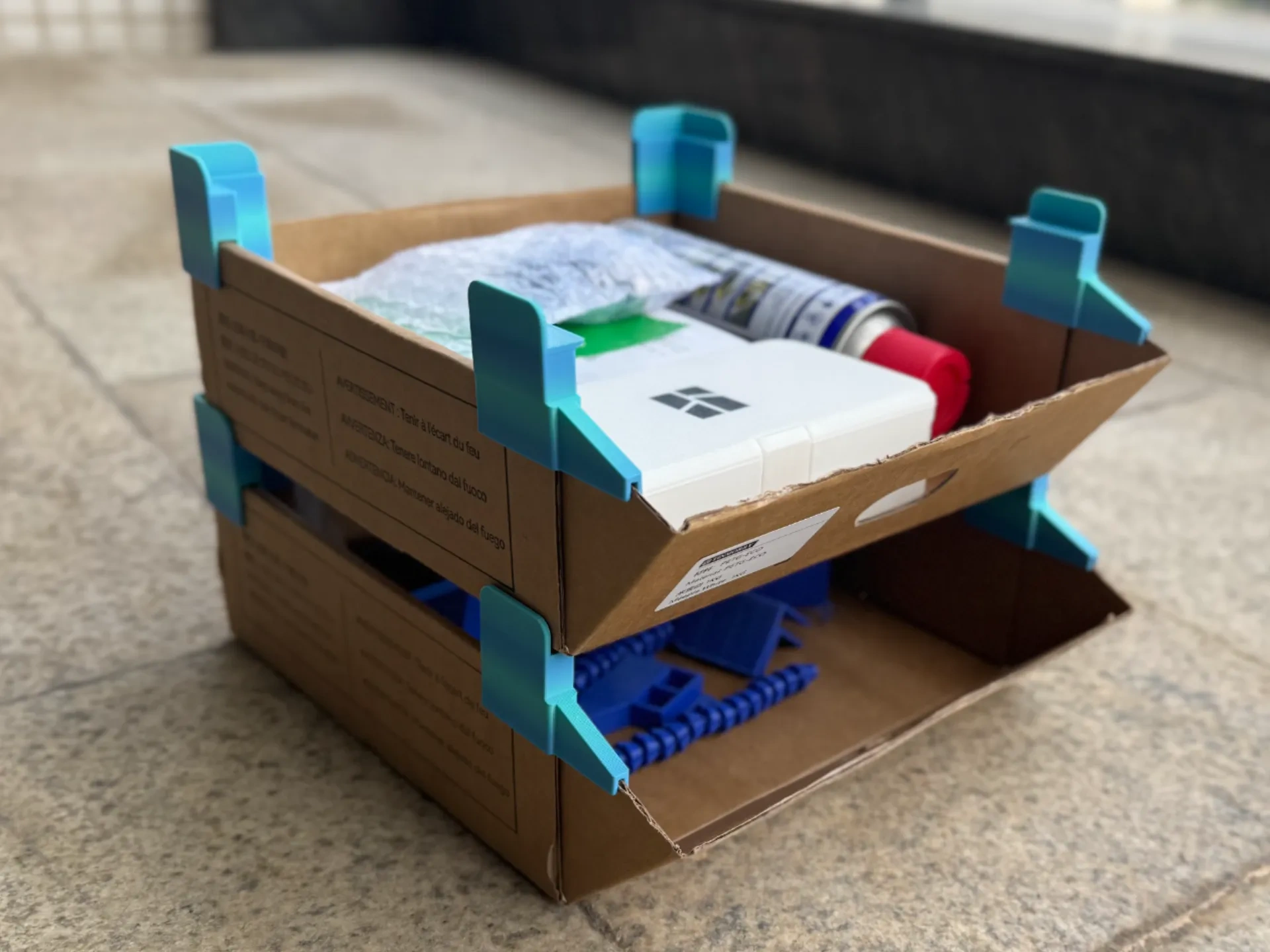 Filament Box Opening Storage Pad Heightener by Phatechy.3DP - MakerWorld