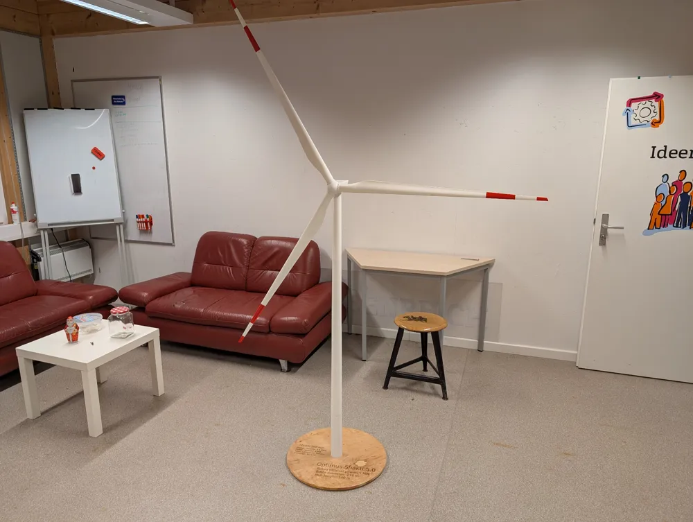 Wind Turbine Model 2.3 Meter height - Free 3D Print Model - MakerWorld