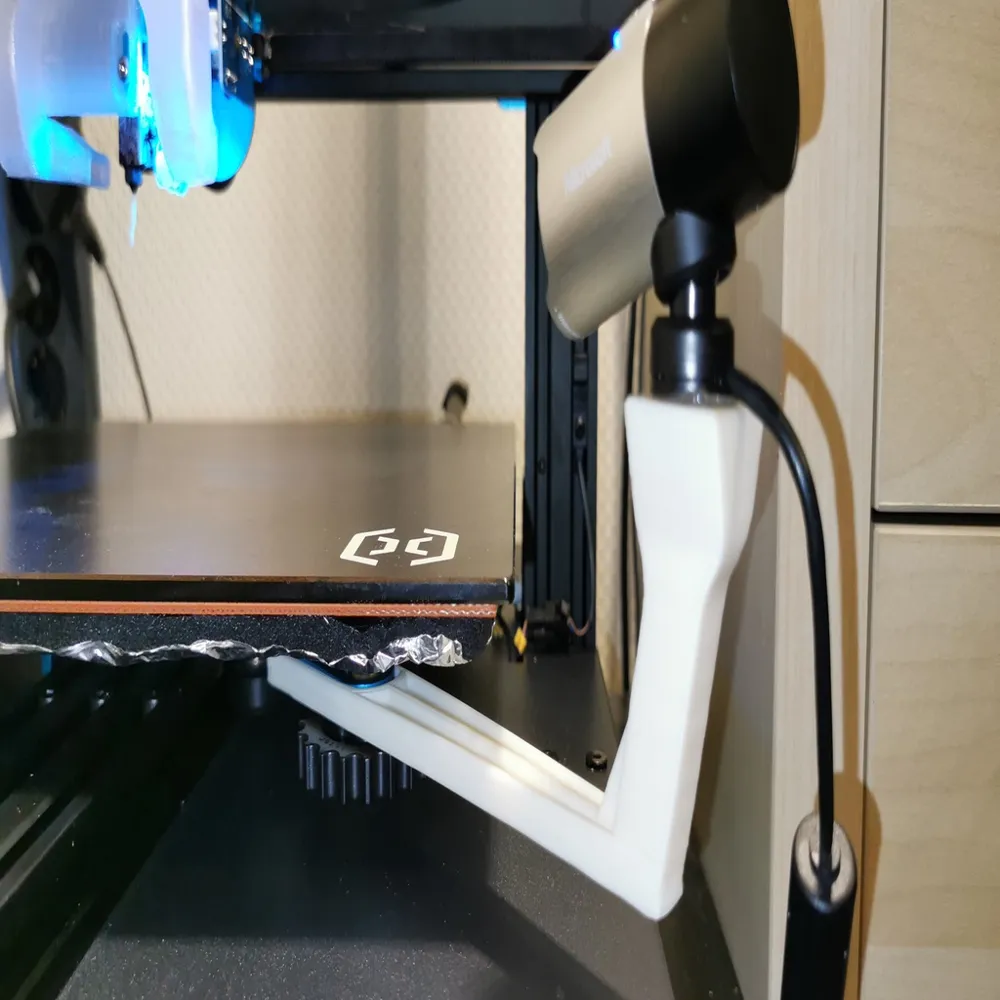 Artillery Sidewinder X1 Camera-Bed mount by Maeffjus - MakerWorld