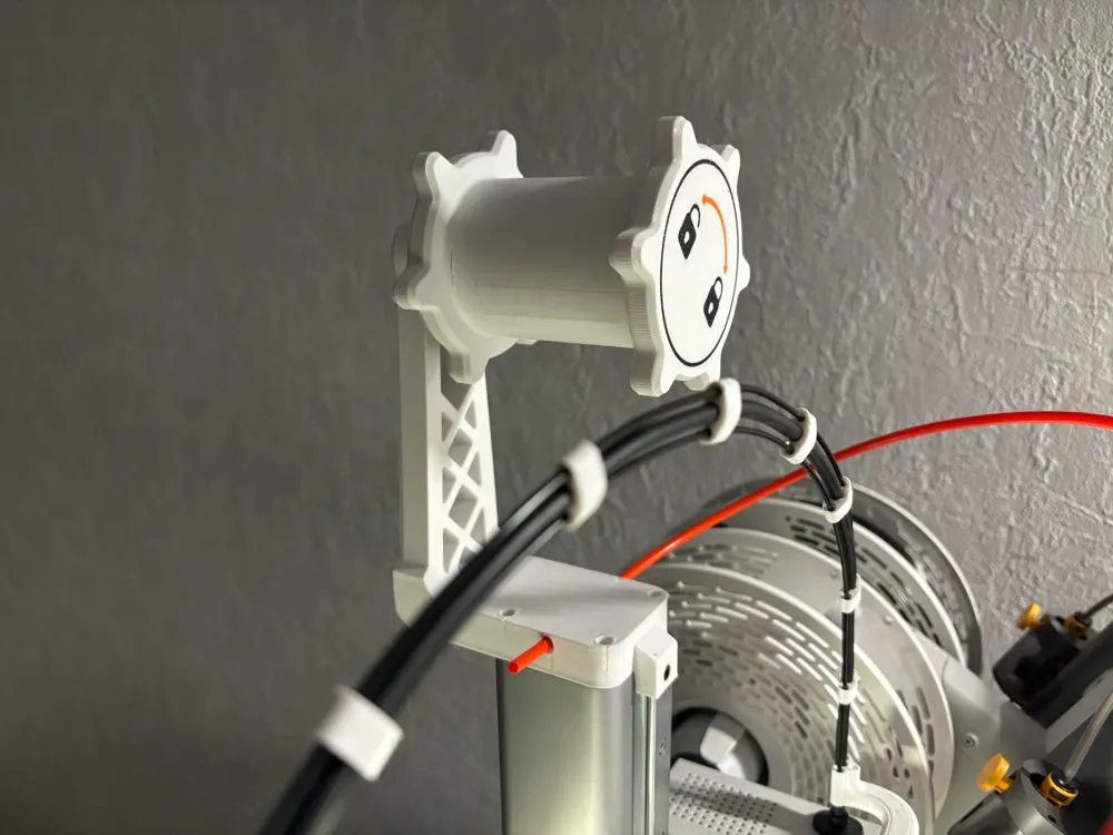 Bambu Lab A1M Spool Holder Arm + Rotating Core .V1 - Free 3D Print ...