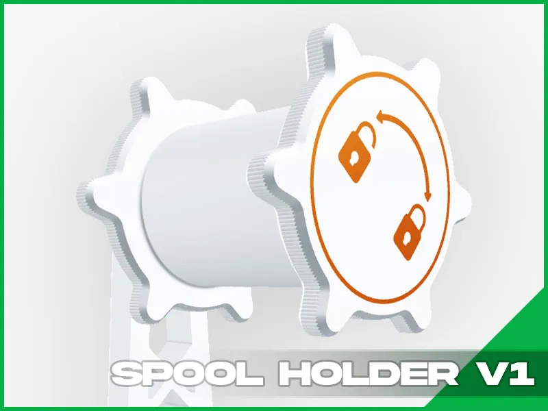 Bambu Lab A1M Spool Holder Arm + Rotating Core .V1 - Free 3D Print ...