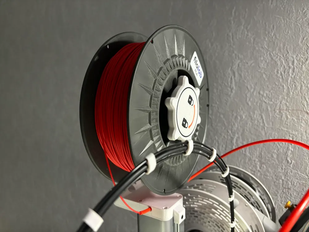 Bambu Lab A1M Spool Holder Arm + Rotating Core .V1 - Free 3D Print ...