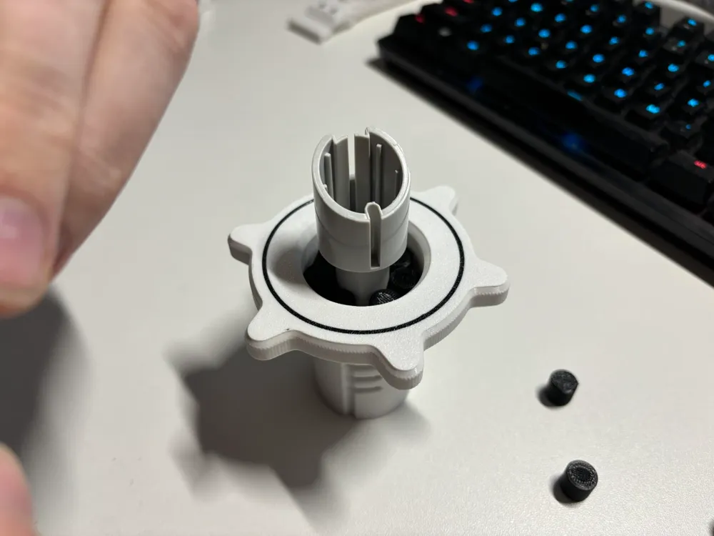 Bambu Lab A1M Spool Holder Arm + Rotating Core .V1 - Free 3D Print ...