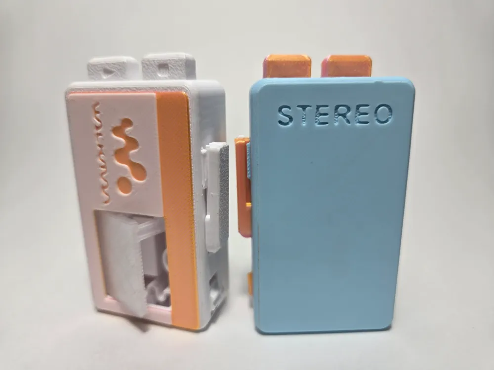 Fidget – Walkman Cassette Music Player Toy - Free 3D Print Model ...
