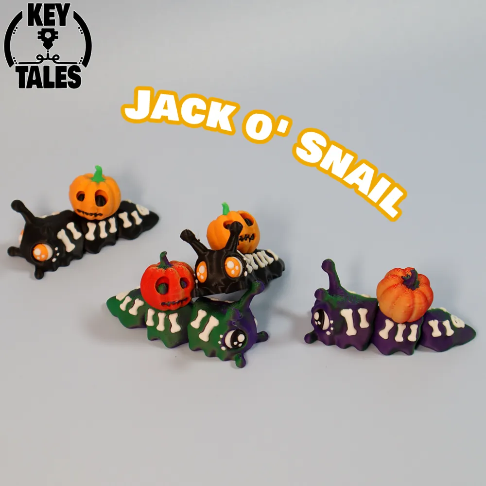 Jack o' Snail, articulated by Key Tales 3D MakerWorld: Download Free 3D ...