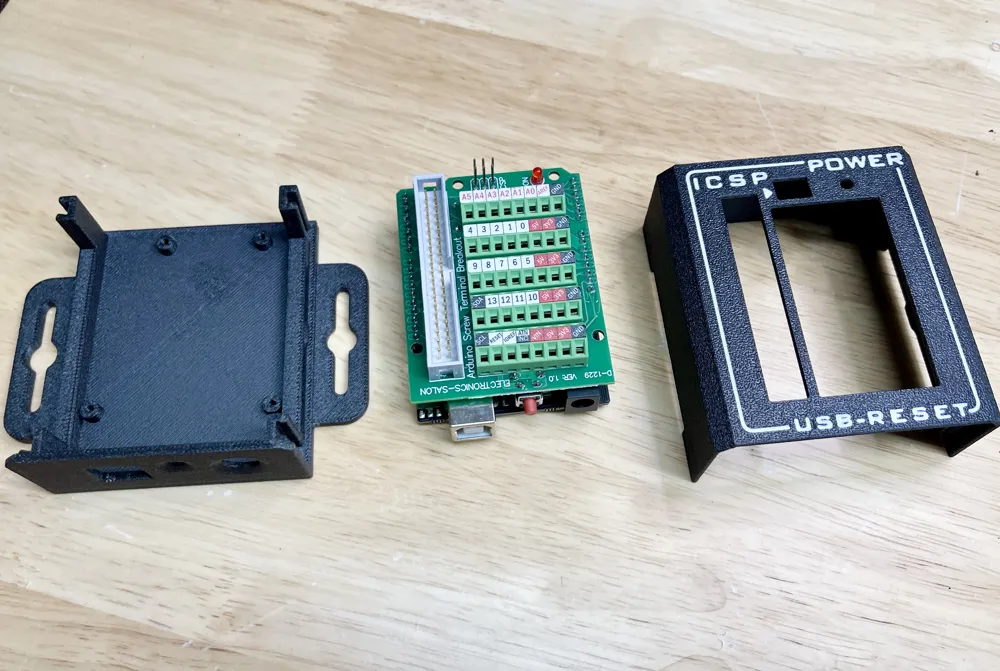 Arduino Uno R3 Case with Screw Terminal Shield - Free 3D Print Model ...