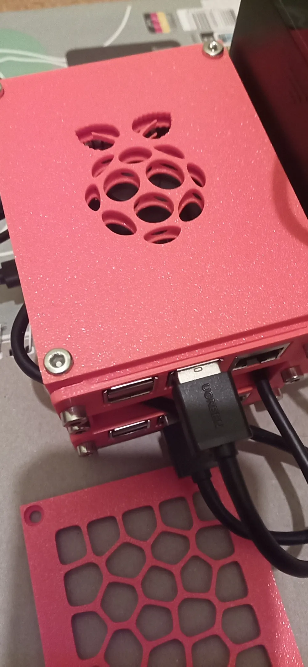 Cubierta/Tapa para Rack de Raspberry Pi - Modelo de impresión 3D ...