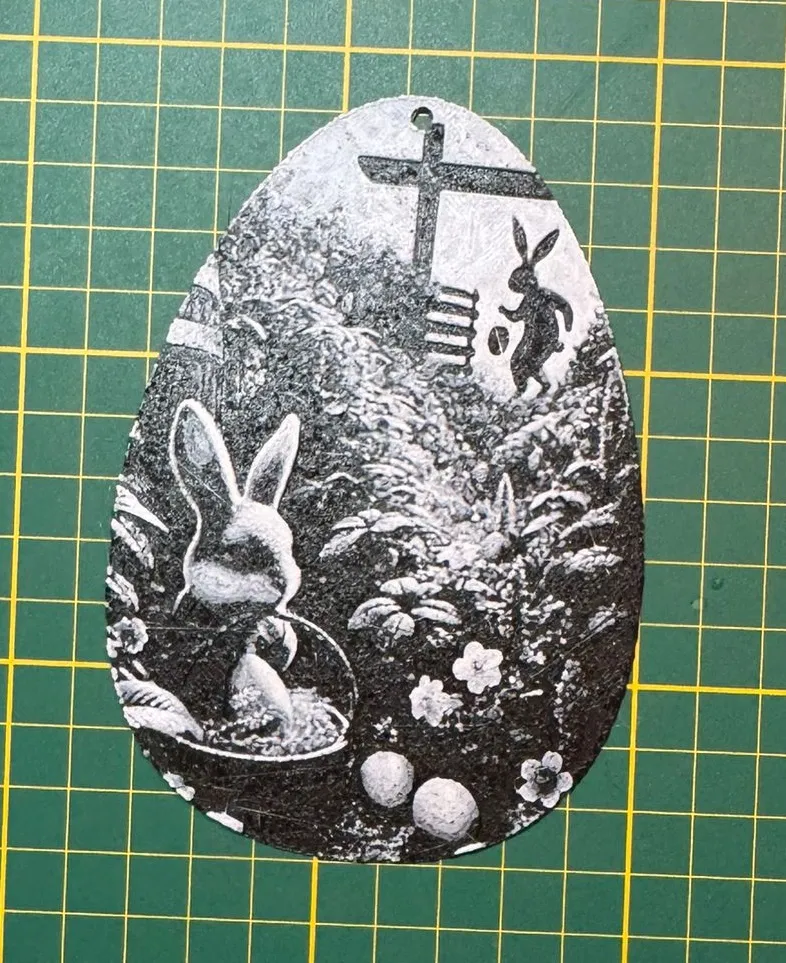 cute easter bunny decoration Hueforge, No AMS B10 by Frank_druckt_3D ...