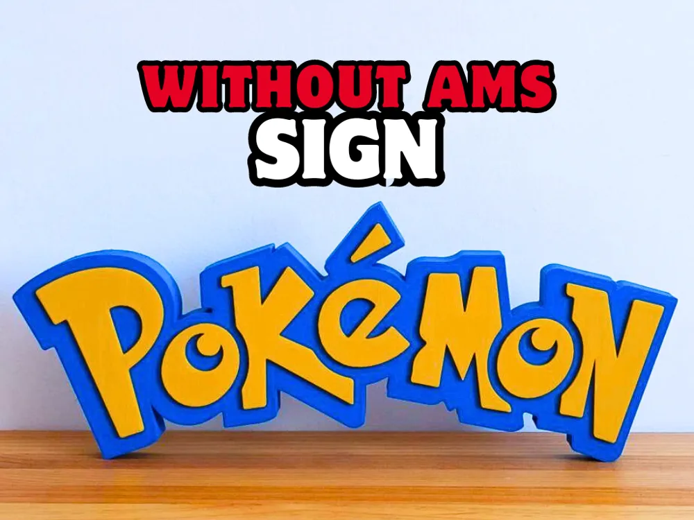 Pokémon Poster Sign by Eleazar 3DinPlastic - MakerWorld