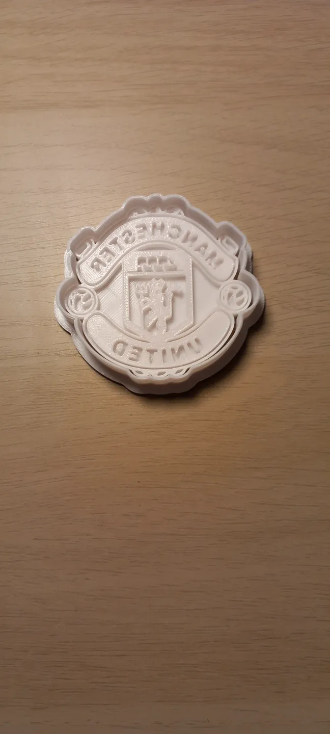 Manchester United FC cookie cutter - stamps by Klemos - MakerWorld