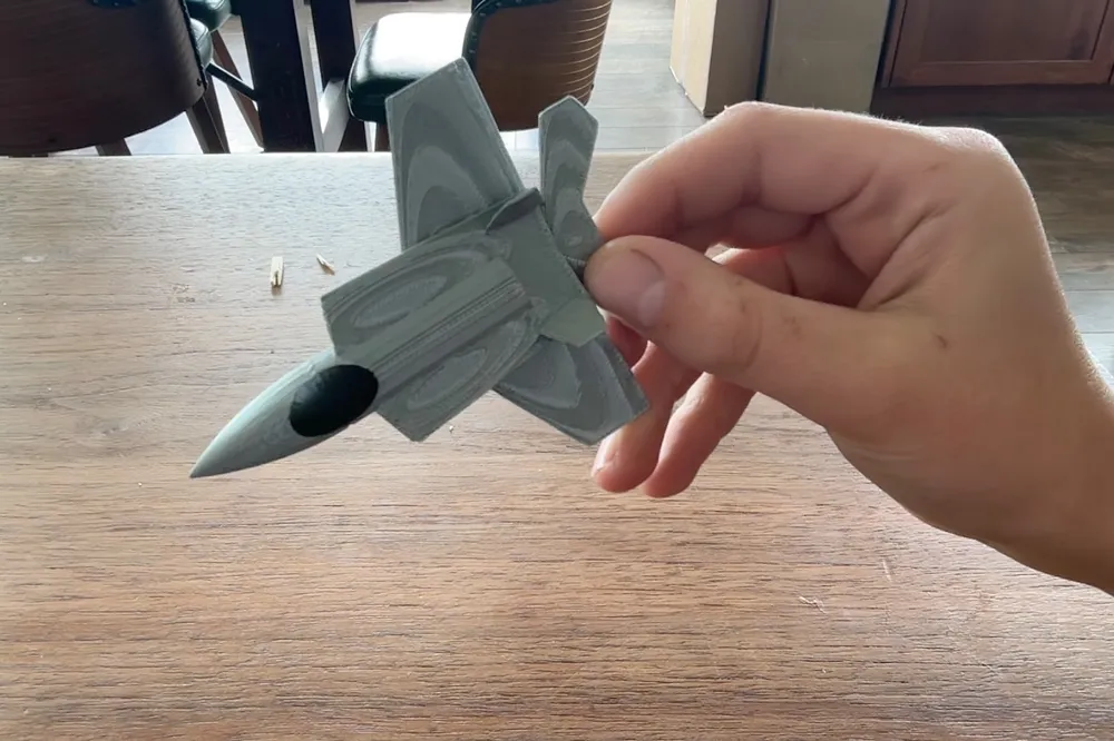 F22 Raptor air plane by Keiton_dad_1234 MakerWorld: Download Free 3D Models