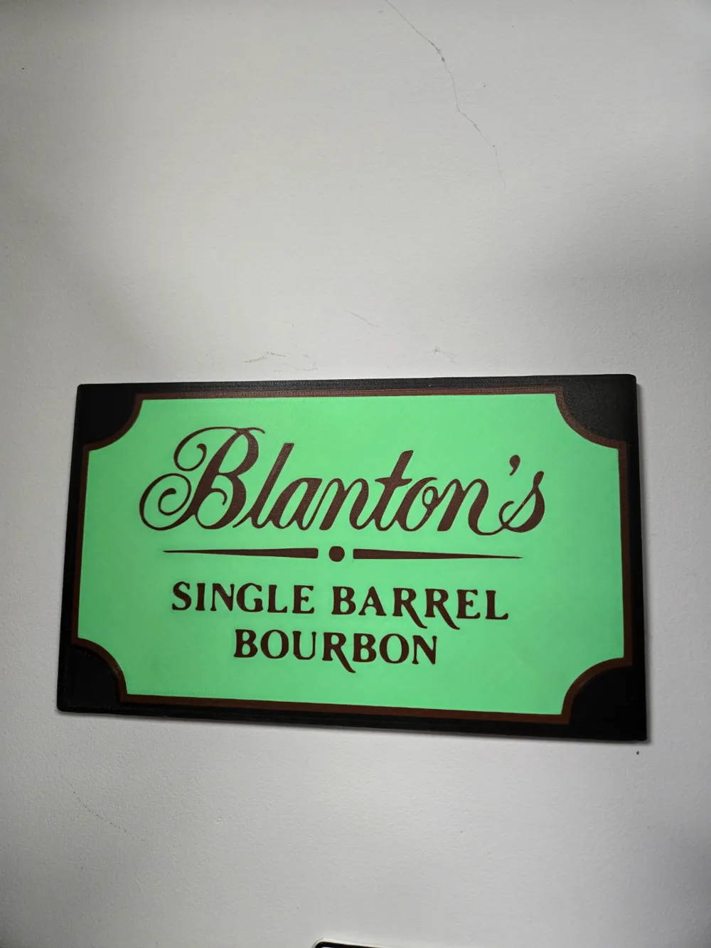 Blanton's Bourbon Sign - Free 3D Print Model - MakerWorld