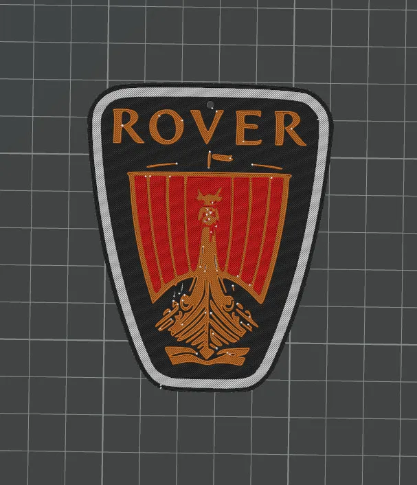 Rover Emblem Wall Decor - Free 3D Print Model - MakerWorld