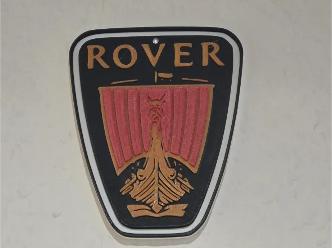 Rover Emblem Wall Decor - Free 3D Print Model - MakerWorld