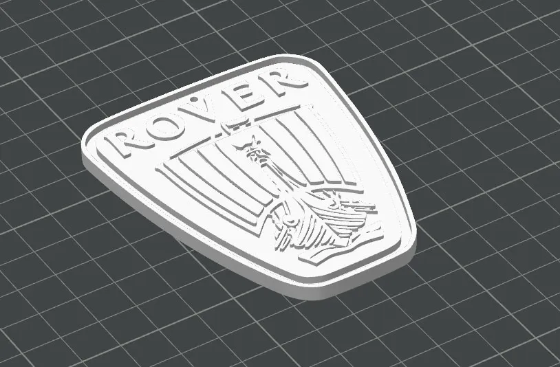Rover Emblem Wall Decor - Free 3D Print Model - MakerWorld