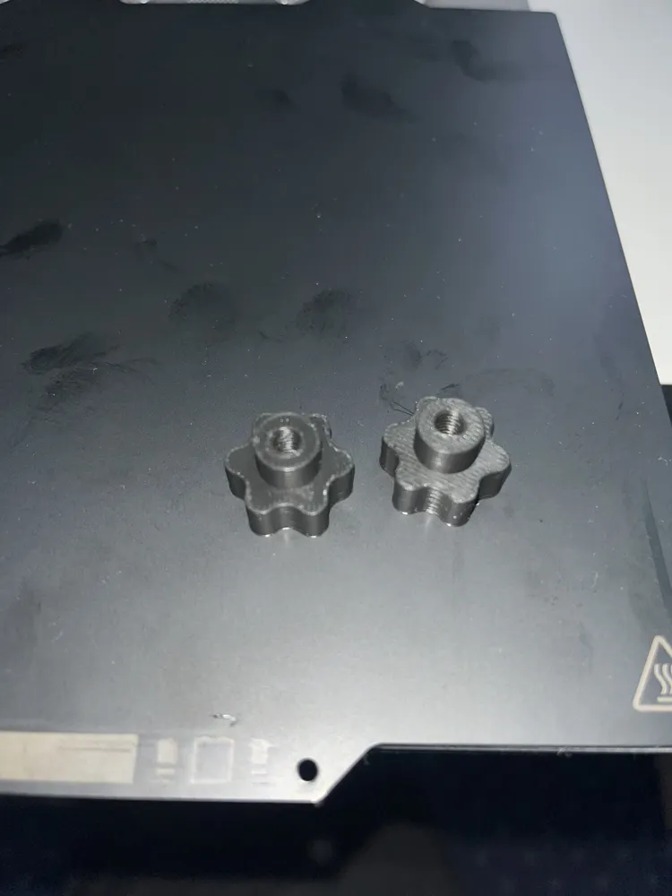 M5 star head nut drilled or not - Free 3D Print Model - MakerWorld