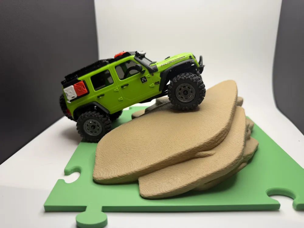 RC Crawling Course - Large Flat Rocks - Free 3D Print Model - MakerWorld