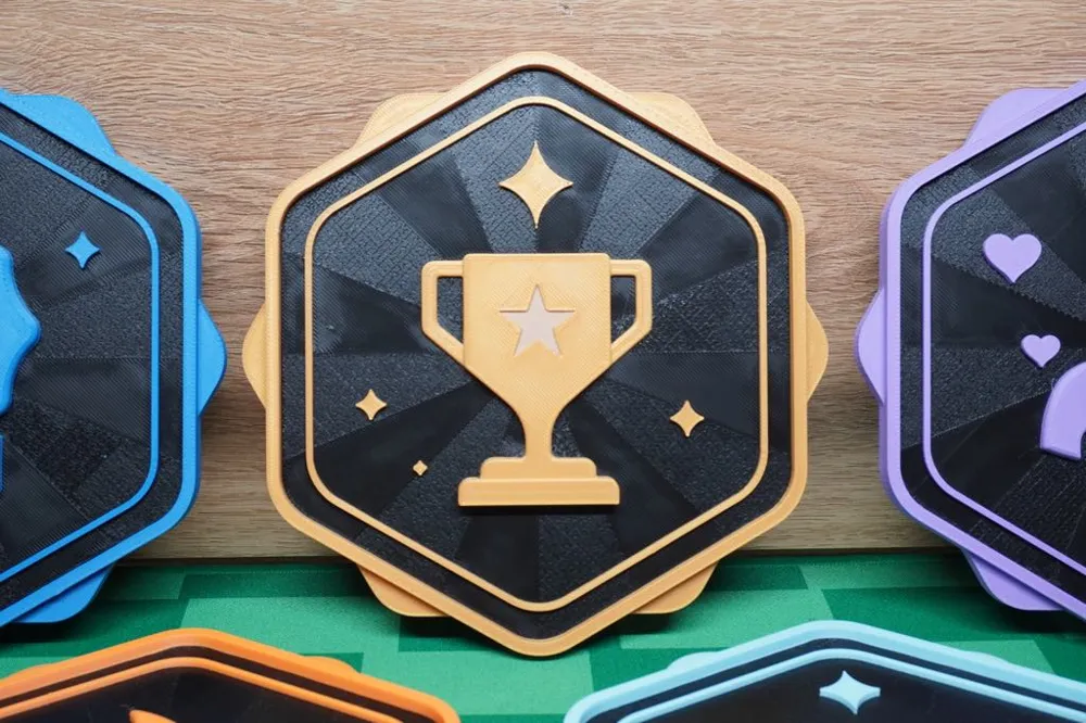 Makerworld Achievement Badge - Show Your Awards! - Free 3D Print Model ...