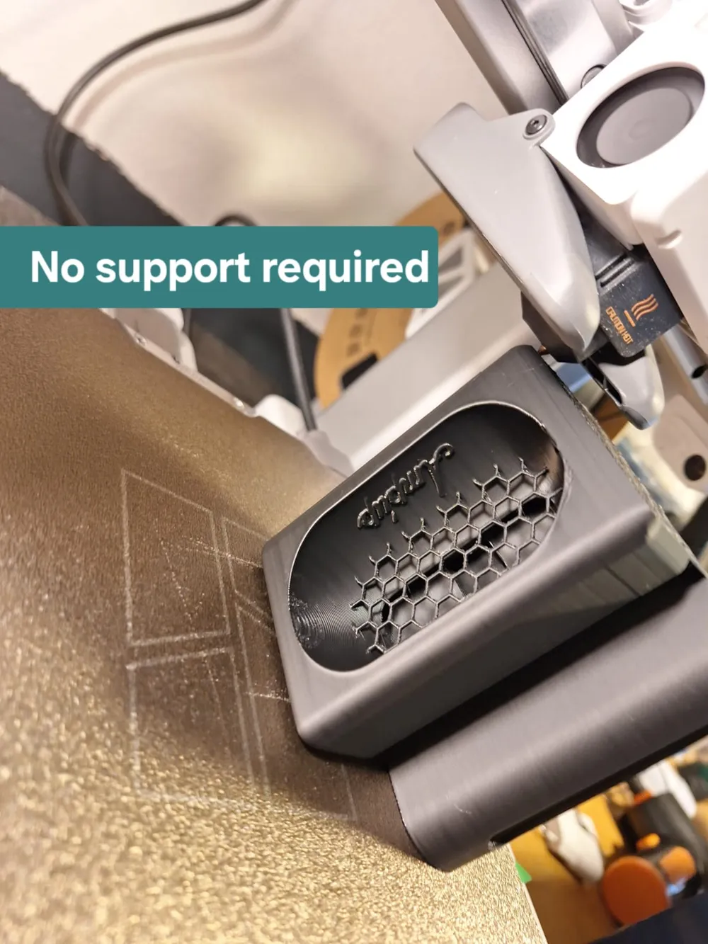 v2 - Shower Phone Amplifier w/ Glass Hook - Amp'up - Free 3D Print ...