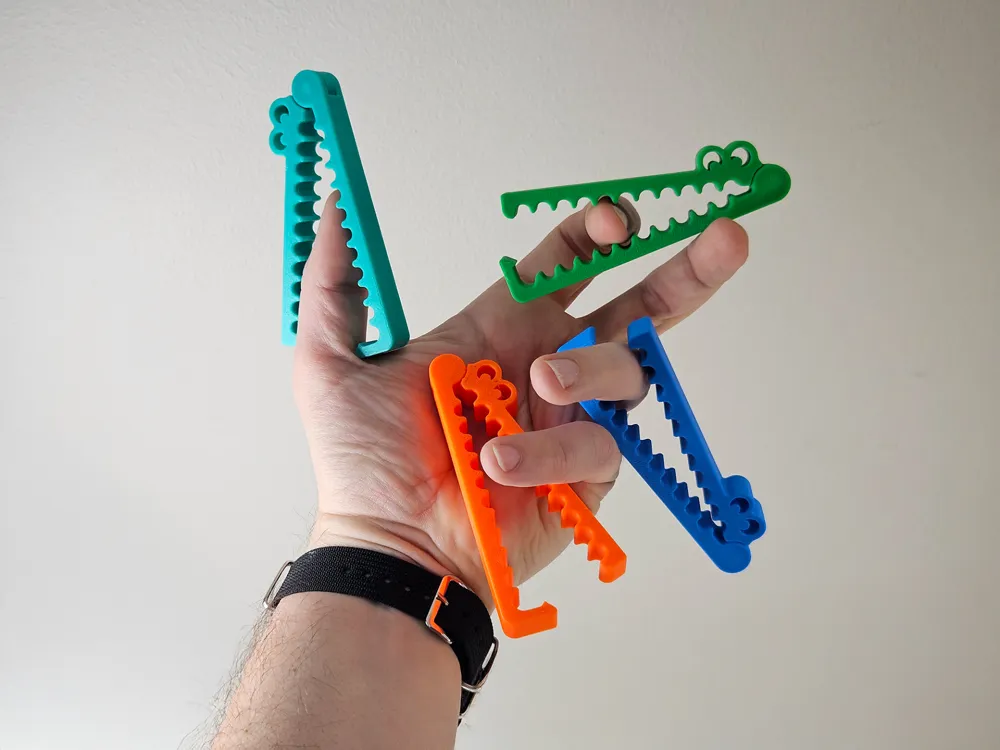 The Crazy Crocodile Clip by NEWSTREAM MakerWorld: Download Free 3D Models