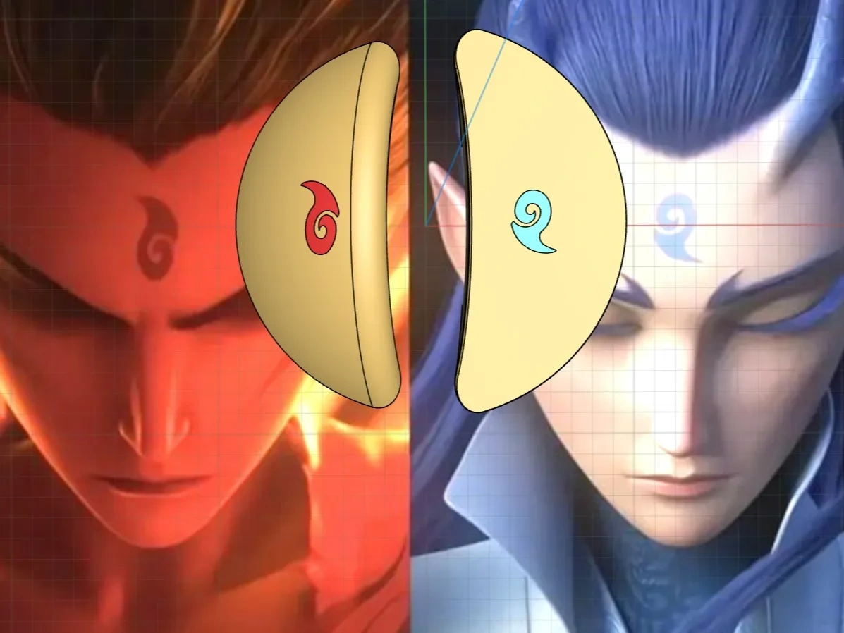 Nezha - Divination/Beigua Divination Toy - Demon Orb and Spirit Pearl - Multicolor Print by ...