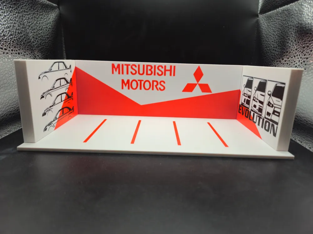 Mitsubishi garage diorama by FredBoy - MakerWorld