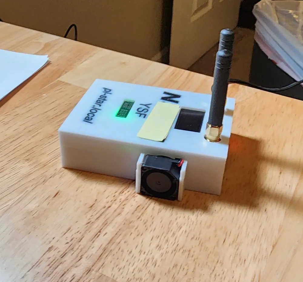 MMDVM Dual Hat Hotspot Case Pi4, fan, press fit by SunsetRider ...