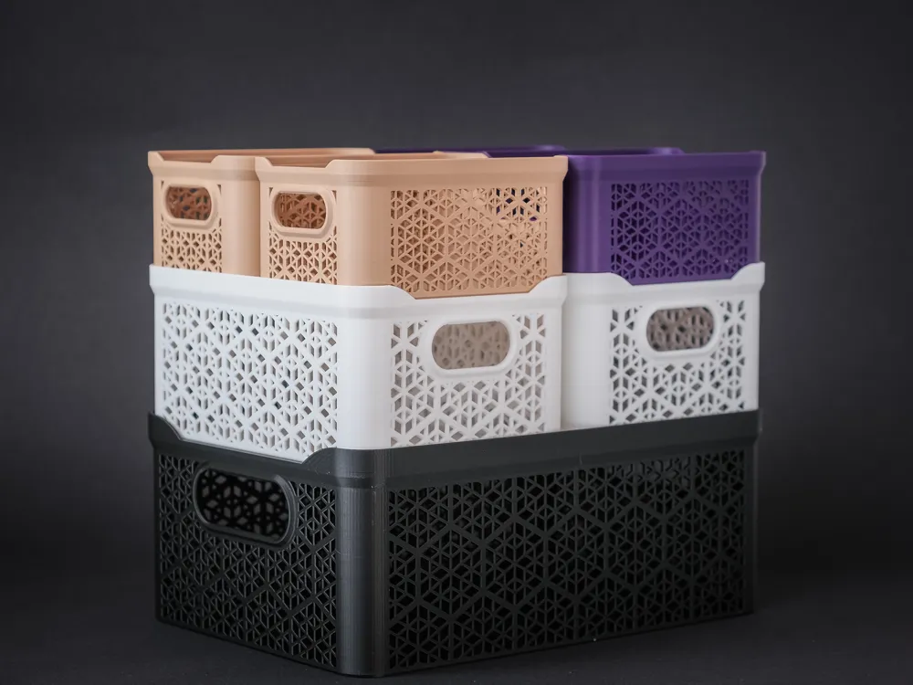 Stackable Baskets - Free 3D Print Model - MakerWorld