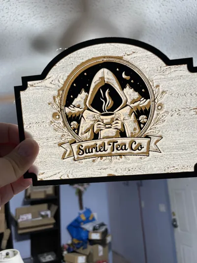 Suriel Tea Co sign from ACOTAR by lorinanMakerWorld: Download Free 3D ...