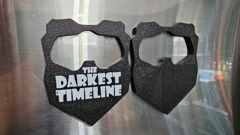 Darkest Timeline Goatee Magnet by Surreal Sonicus - MakerWorld