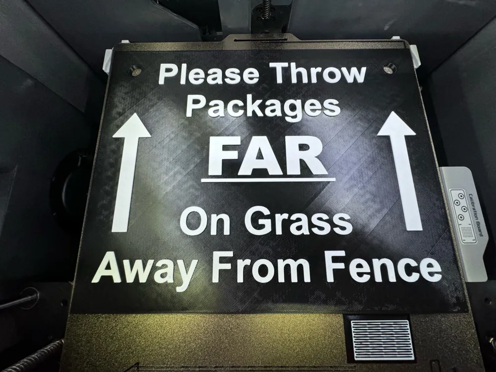 Package Delivery Sign by Cheems Moon - MakerWorld