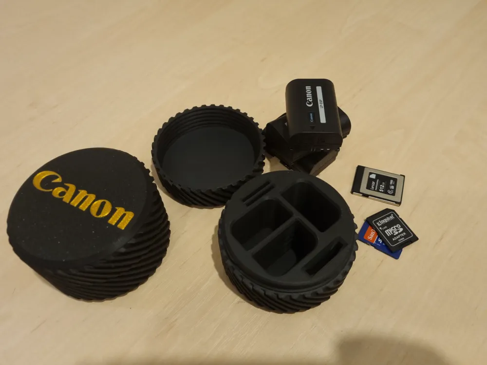 CANON Camera Battery and Memory Card Case Remixed by leszekurban ...