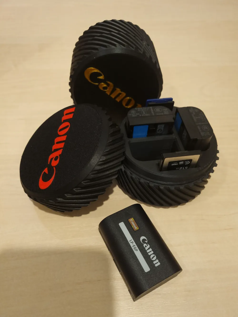 CANON Camera Battery and Memory Card Case Remixed by leszekurban ...