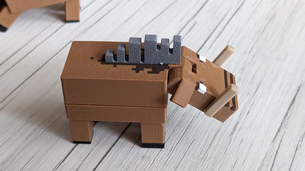 Minecraft Hoglin Articulated by kirimba - MakerWorld