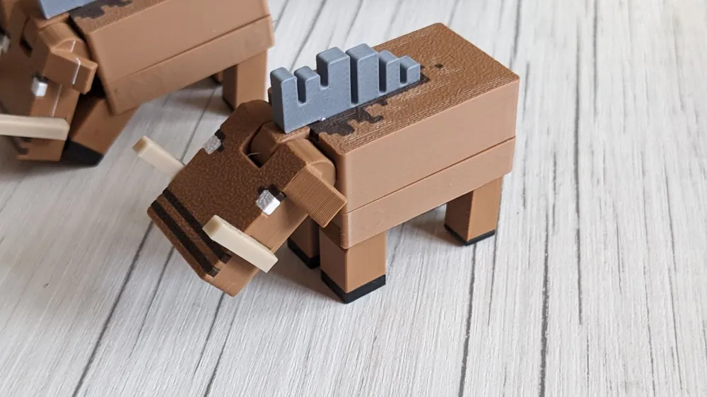 Minecraft Hoglin Articulated by kirimba - MakerWorld