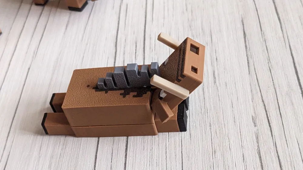 Minecraft Hoglin Articulated by kirimba MakerWorld: Download Free 3D Models