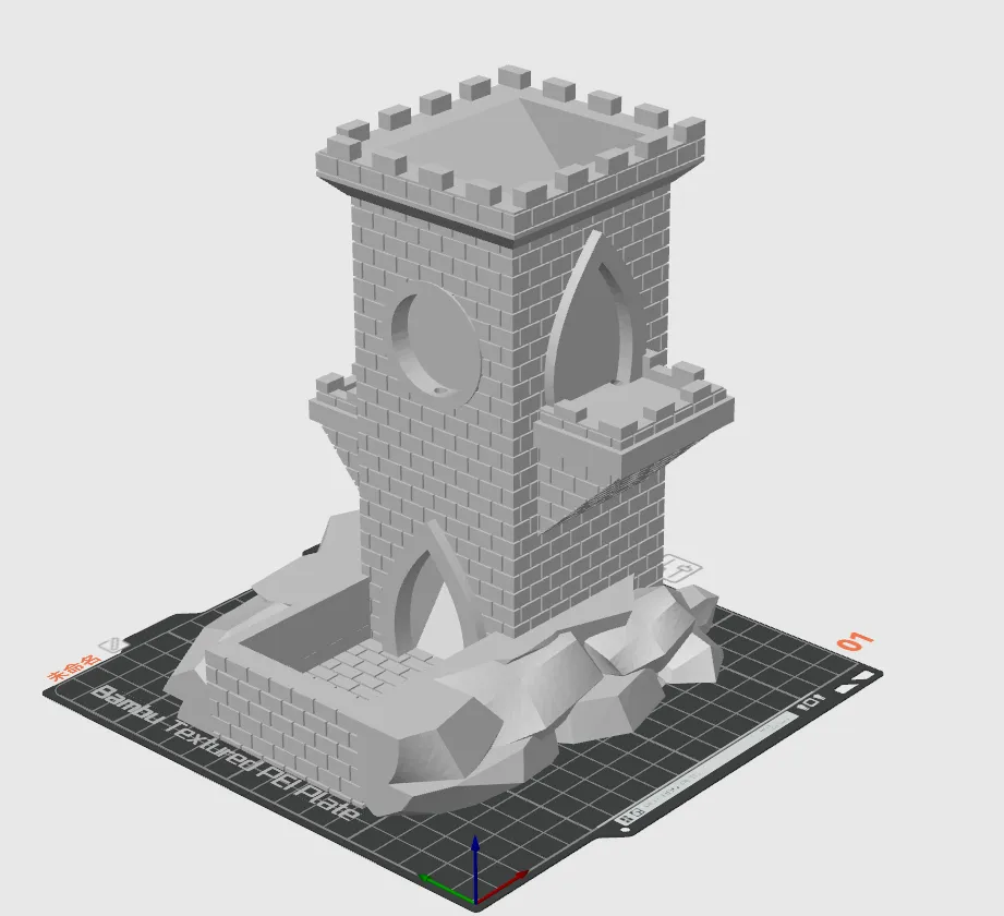 D&D Dice Tower With Attached Tray Remixed by Hsans MakerWorld: Download ...