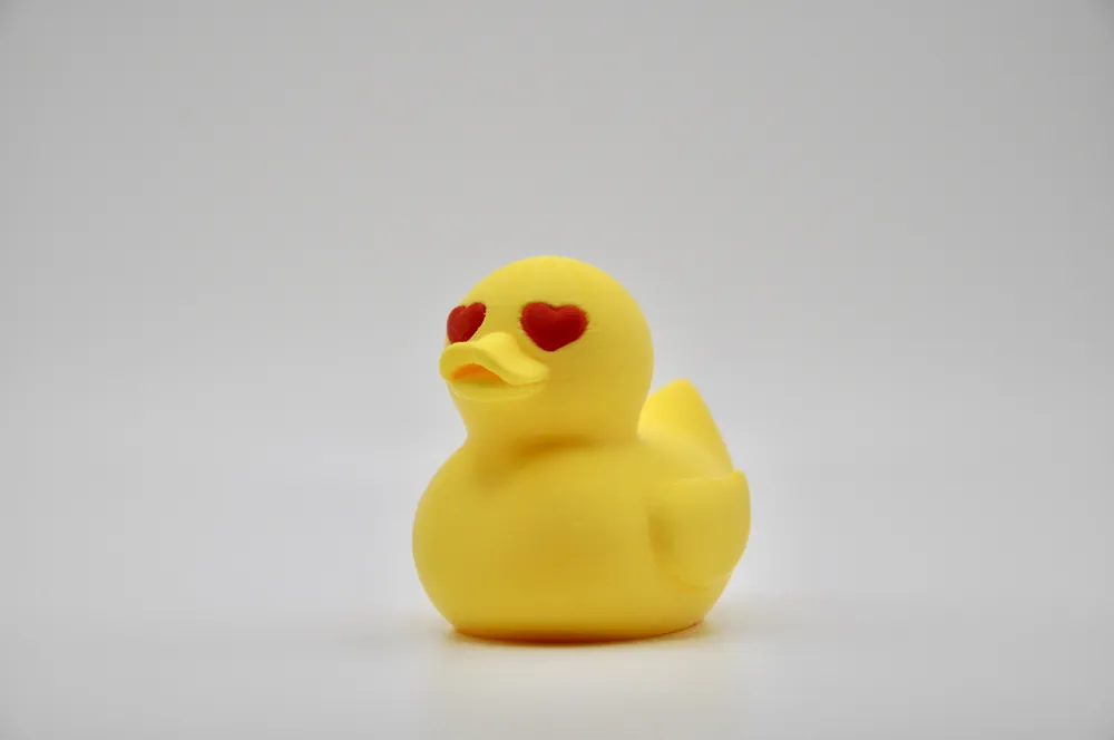 Pato de San Valentín con Ojos de Corazón - Modelo de impresión 3D ...
