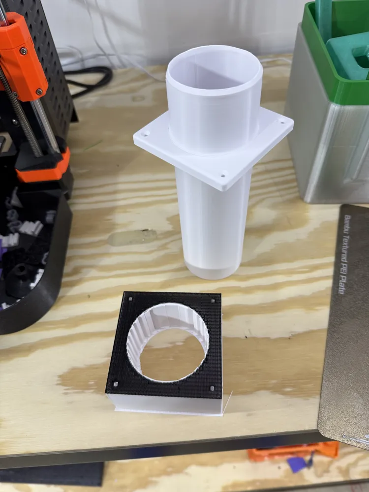 XTOOL Thru-Wall Exhaust Vent Flange P2/S1/D1/M1/F1 - Free 3D Print ...
