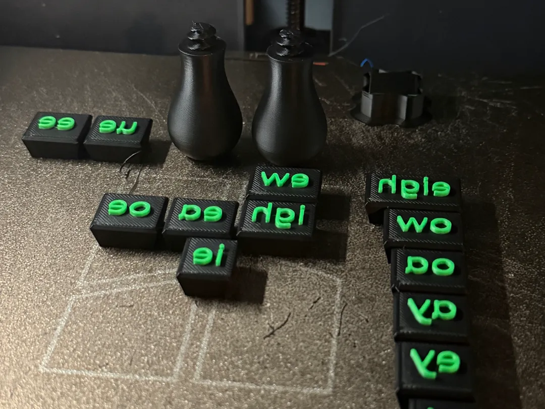 Vowel Teams Stamp Set-Interchangeable- Classroom! - Free 3D Print Model ...