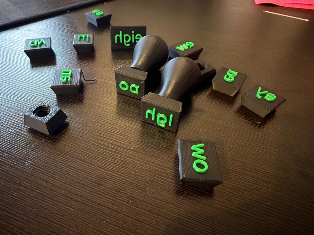Vowel Teams Stamp Set-Interchangeable- Classroom! - Free 3D Print Model ...