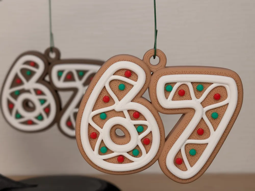 Sechs Sieben Ornament von JamesThePrinter MakerWorld: Kostenlose 3D ...