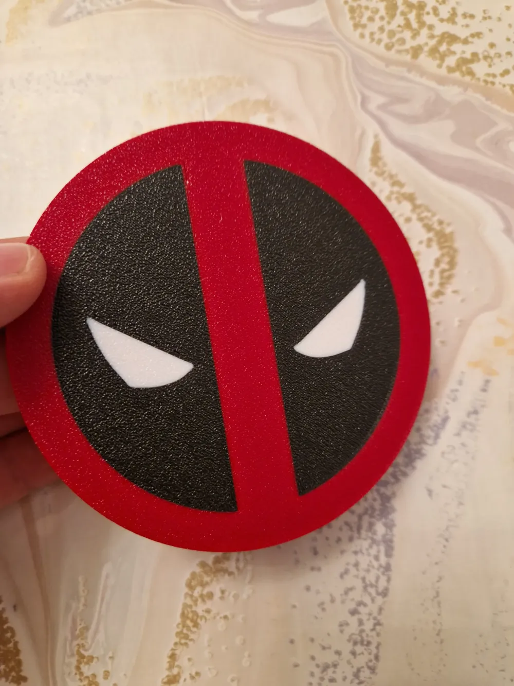 Deadpool Coaster Marvel by 3DMetalCave - MakerWorld