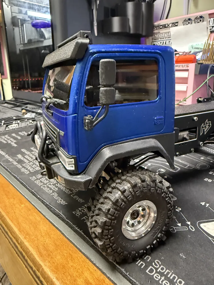 Hobby Plus Arktos 6x6 Sun Visor "V" Version - Free 3D Print Model - MakerWorld