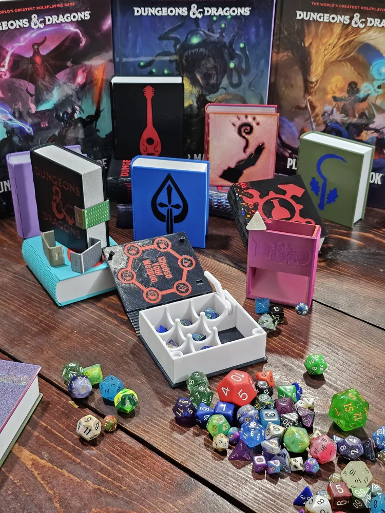 Dice Book for Dungeons and Dragons - Free 3D Print Model - MakerWorld