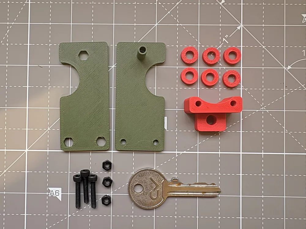 EDC Key Organizer - Free 3D Print Model - MakerWorld