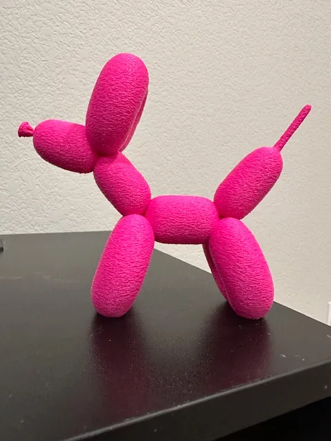Fuzzy Balloon Dog Remixed by Shroom - MakerWorld