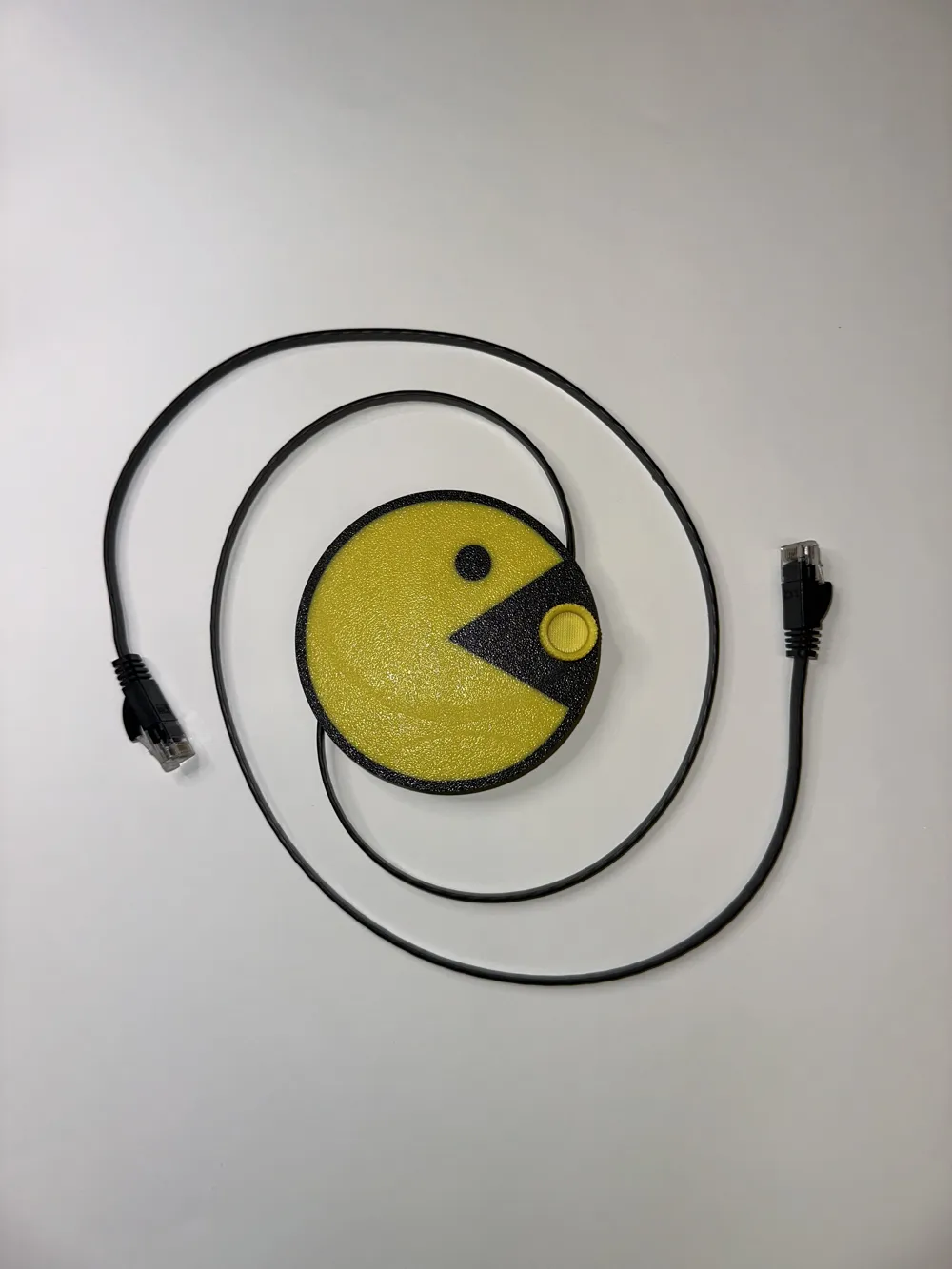 Pac-Man Ethernet Cable Reel 10' by Crashby3D MakerWorld: Download Free ...