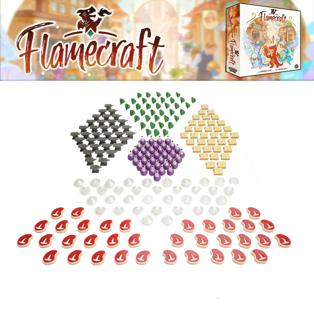 Flamecraft - food tokens, resources by pnq 3d print MakerWorld ...